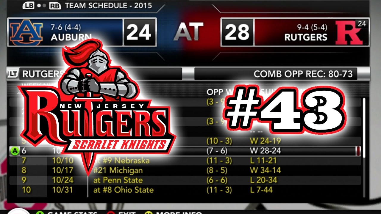 Rutgers Dynasty: Season 3 Recap [2017] NCAA Football 14 Dynasty - YouTube