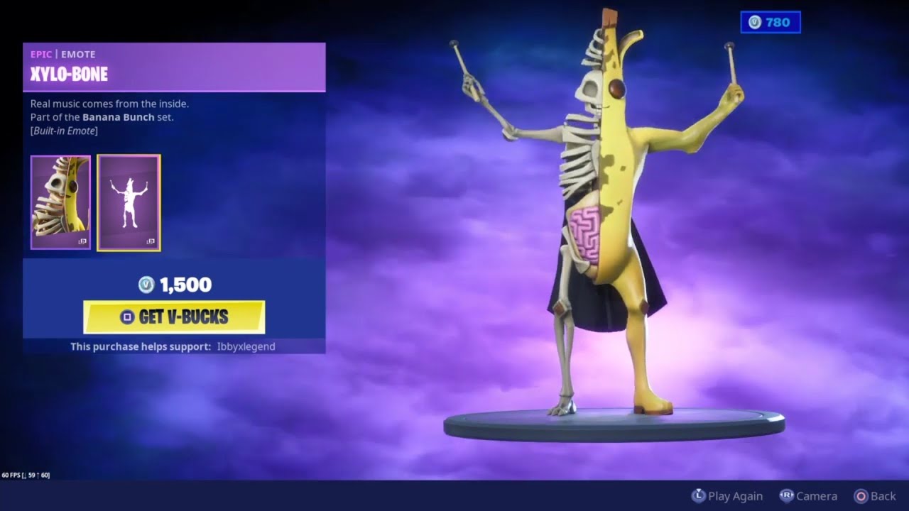 Fortnite *NEW* "Peely Bone" Skin! FORTNITEMARES DAY 3 (Item Shop - 31 ...