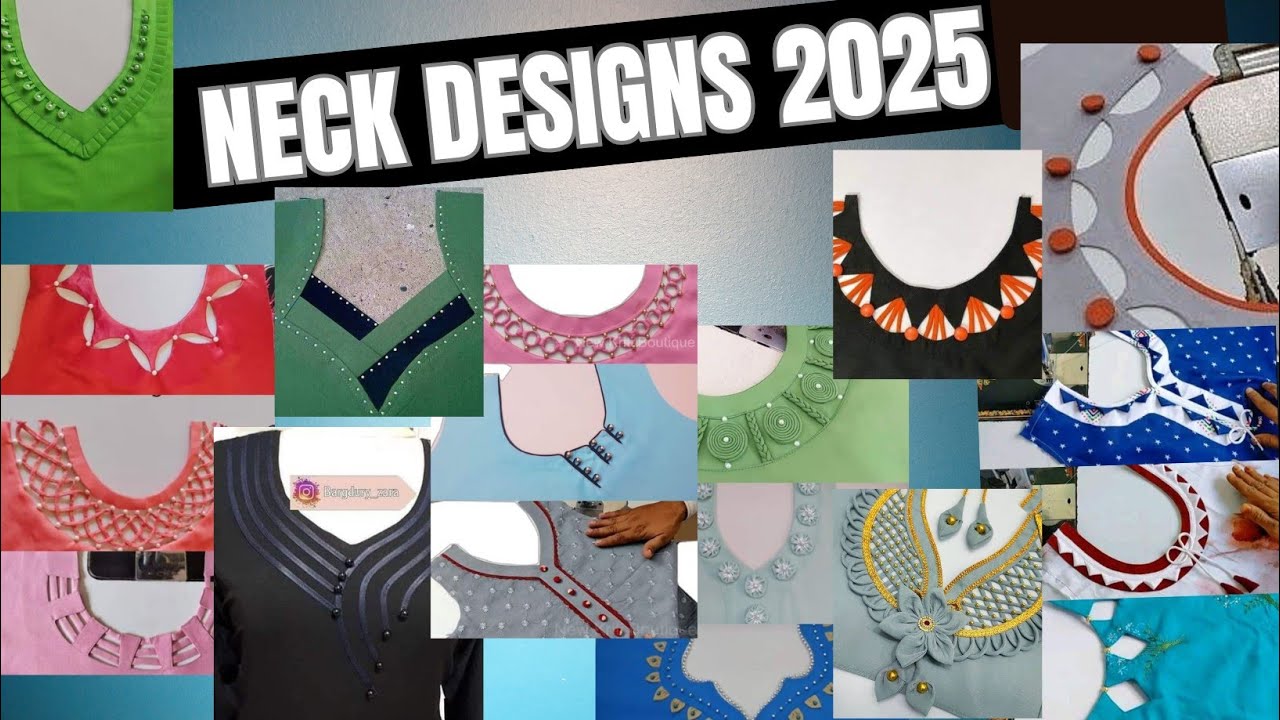 NECK DESIGNS 2025 // LATEST NECK DESIGNS // TRENDING NECK DESIGNS - YouTube