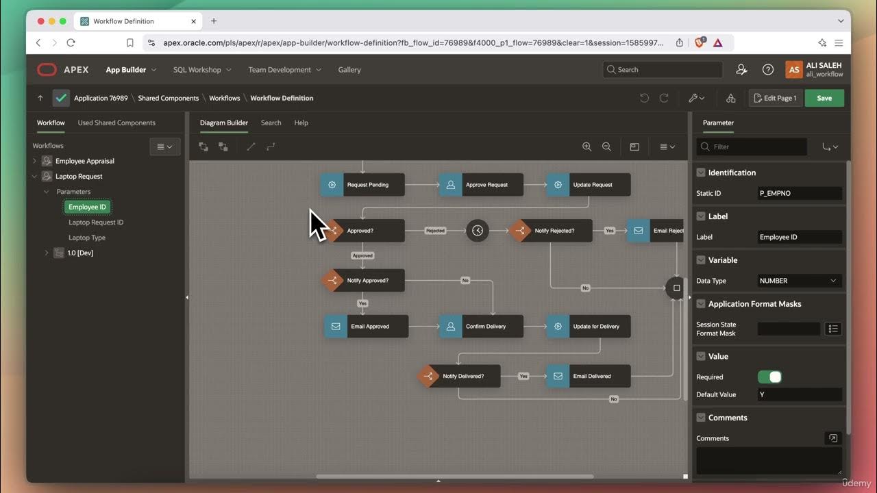 Oracle APEX Workflow intro - YouTube