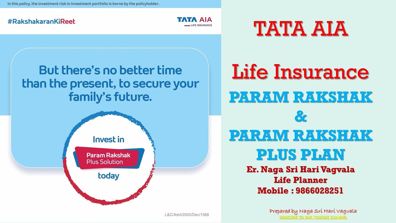 TATA AIA PARAM RAKSHAK || Naga Tech. Talks || #insurance #lifeinsurance ...