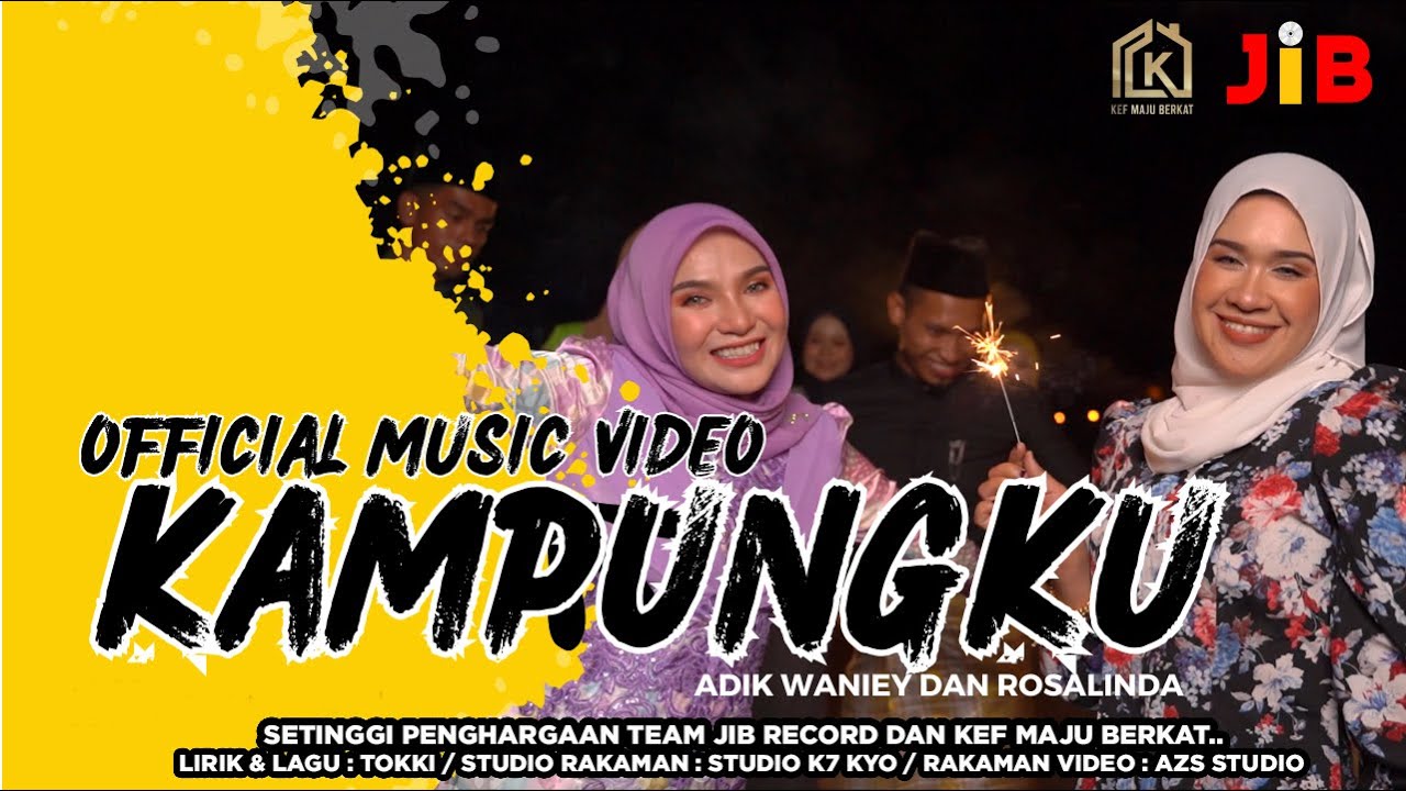 Adik Waniey ft Rosalinda - Kampungku ( Official Music Video ) - YouTube