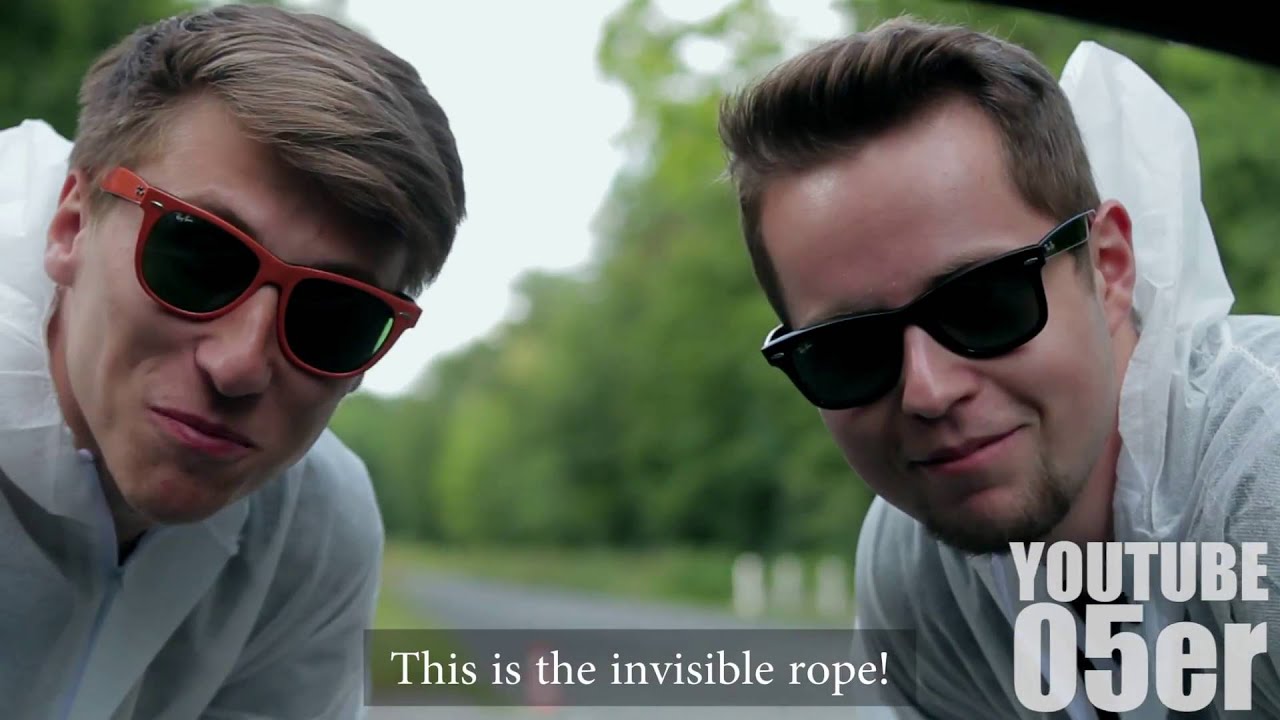 Invisible Rope Prank - YouTube