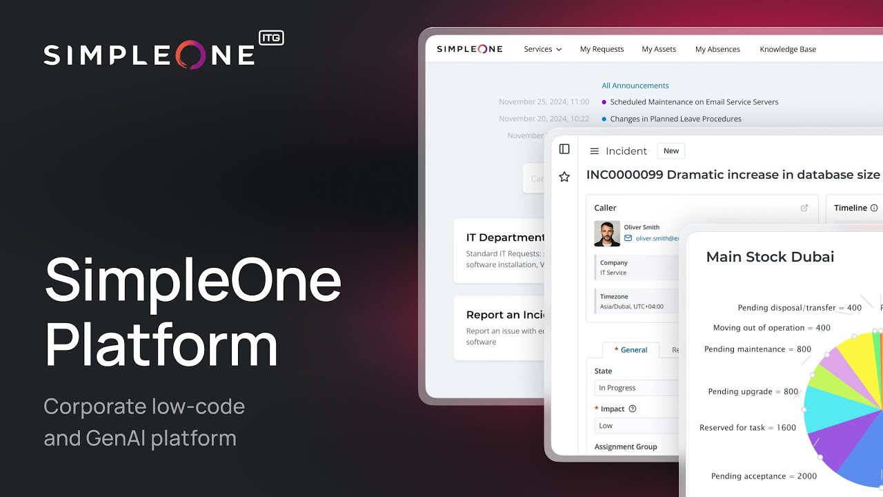 SimpleOne: All-in-One Low-Code & GenAI Platform for Enterprise Service Automation - YouTube