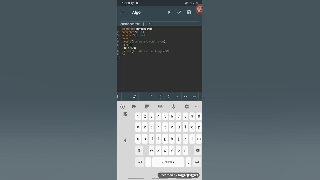 surface cercle - YouTube