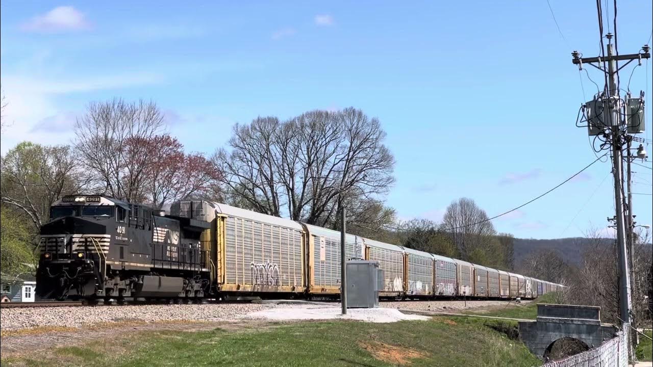 NS AC44C6M 4091 w/ Hybrid K5LA Leads Automotive 189 on 3/27/24 - YouTube