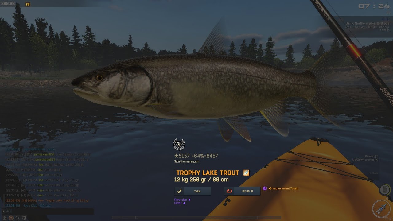 The fisher Online Trophy lake trout Finland - YouTube