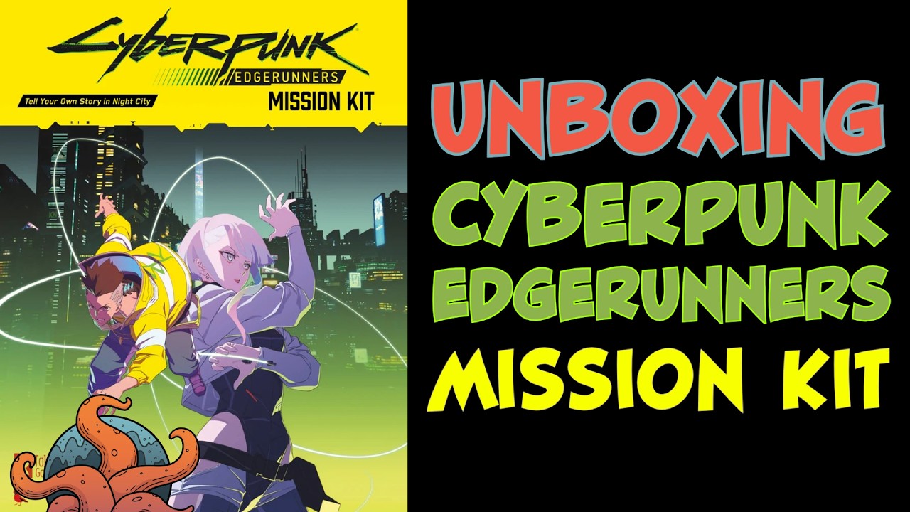 Unboxing Cyberpunk Edgerunners Mission Kit - YouTube