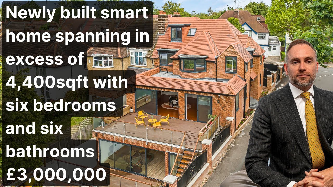 Newly built London smart home in excess of 4,400sqft with 6 bedrooms ...