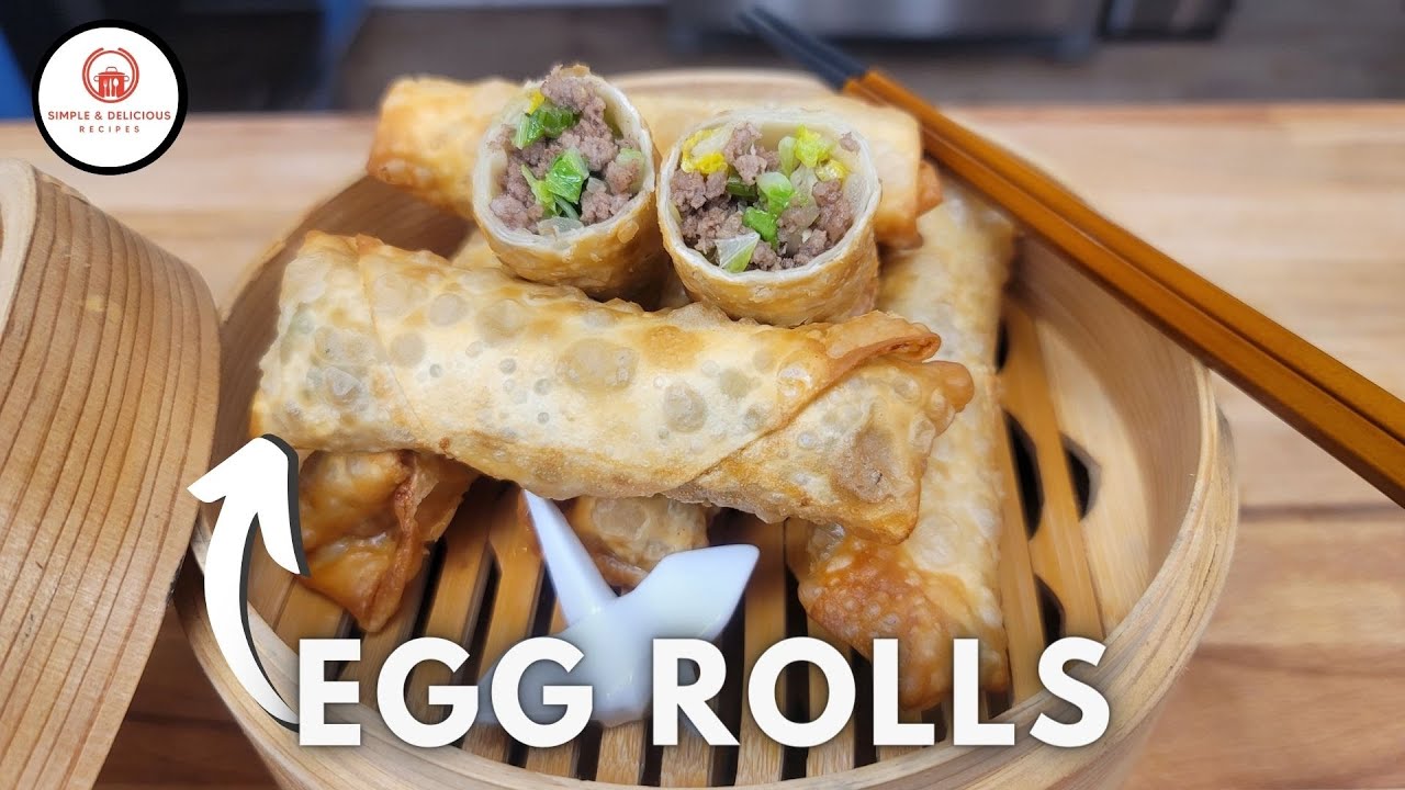 The Best Egg Rolls Recipe Wontons Spring Rolls Appetizers 料理 🥚🥩| Simple and Delicious Recipes 😋😋 ...