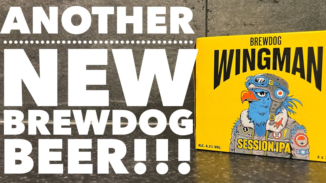 Brewdog Wingman Session IPA Review | Tesco Craft Beer Review - YouTube