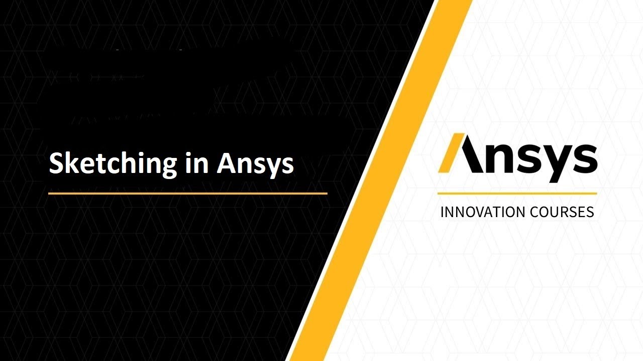 05 Sketching in Ansys Workbench || How to draw line, Polyline, Circle ...
