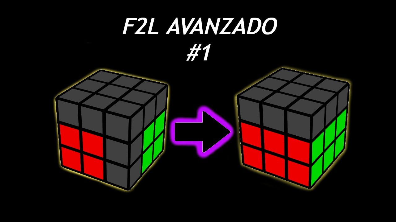 5 CASOS de F2L AVANZADO #1 - YouTube