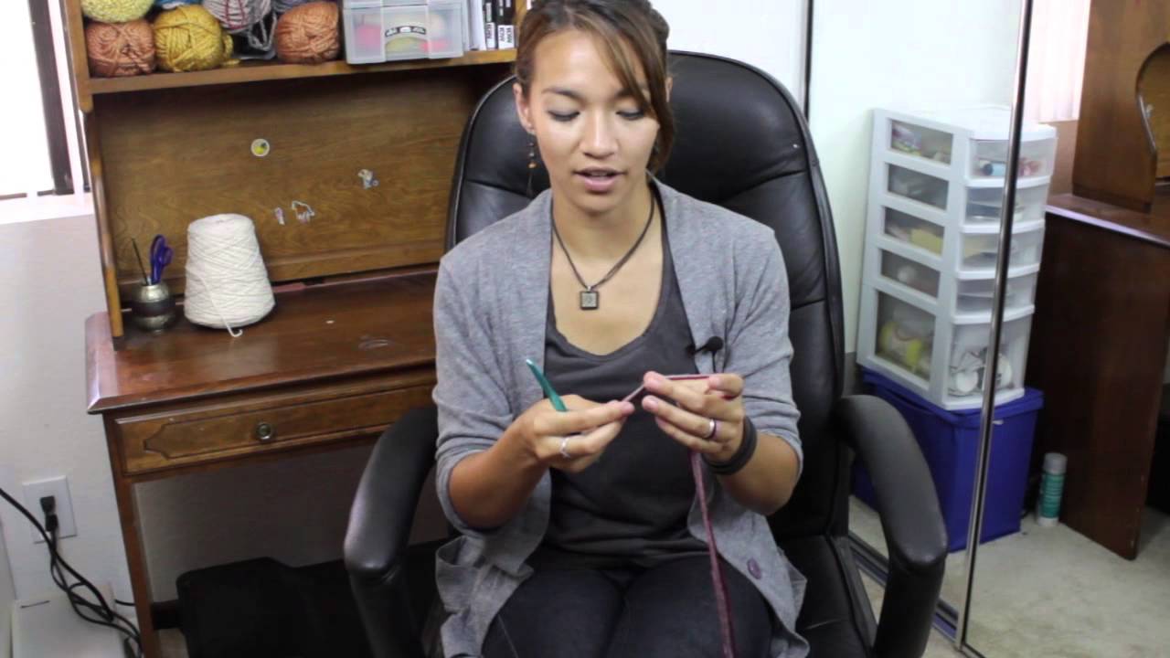 How to Crochet With Three Strands : Crochet Fun - YouTube