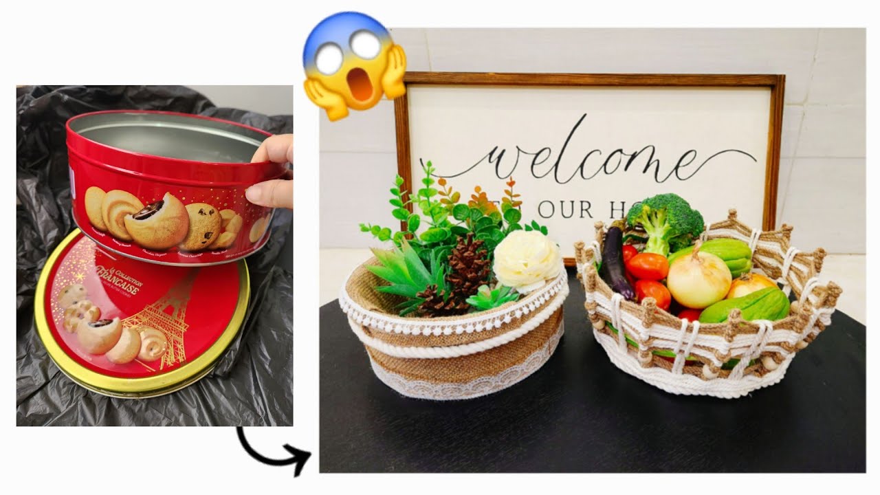 DIY Reusing Hacks - 1 old cookie box turns into 2 multi-purpose kitchen ...