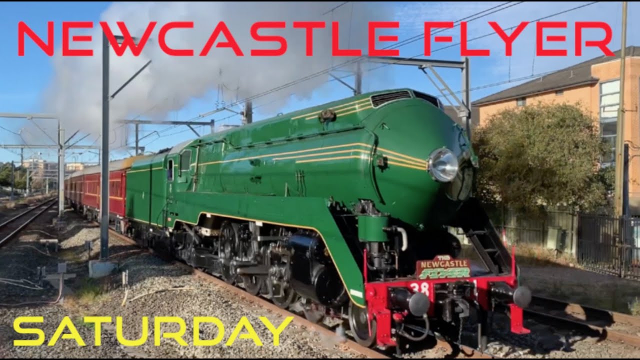 Australia: Steam Locomotive 3801 with the Newcastle Flyer through North ...