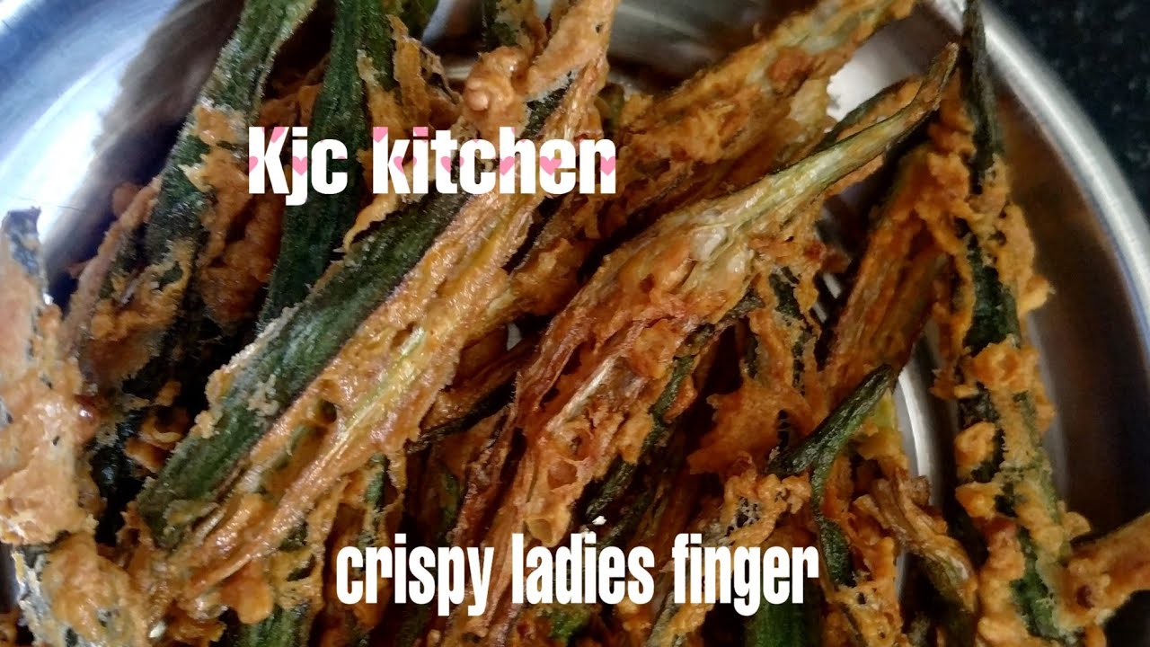 Crispy ladies finger - YouTube