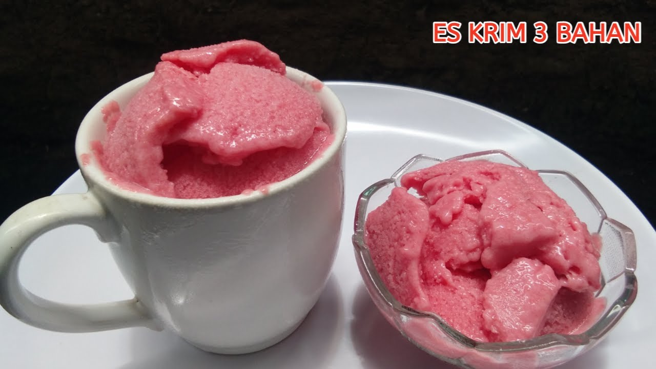 MEMBUAT ICE CREAM JAMBU BIJI - YouTube