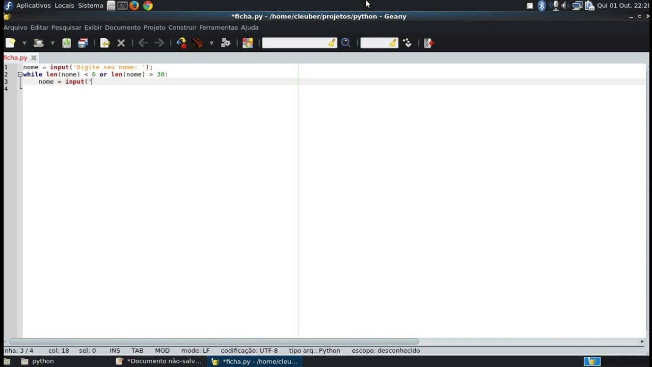 Programando em PYTHON - Ficha de Cadastro - YouTube