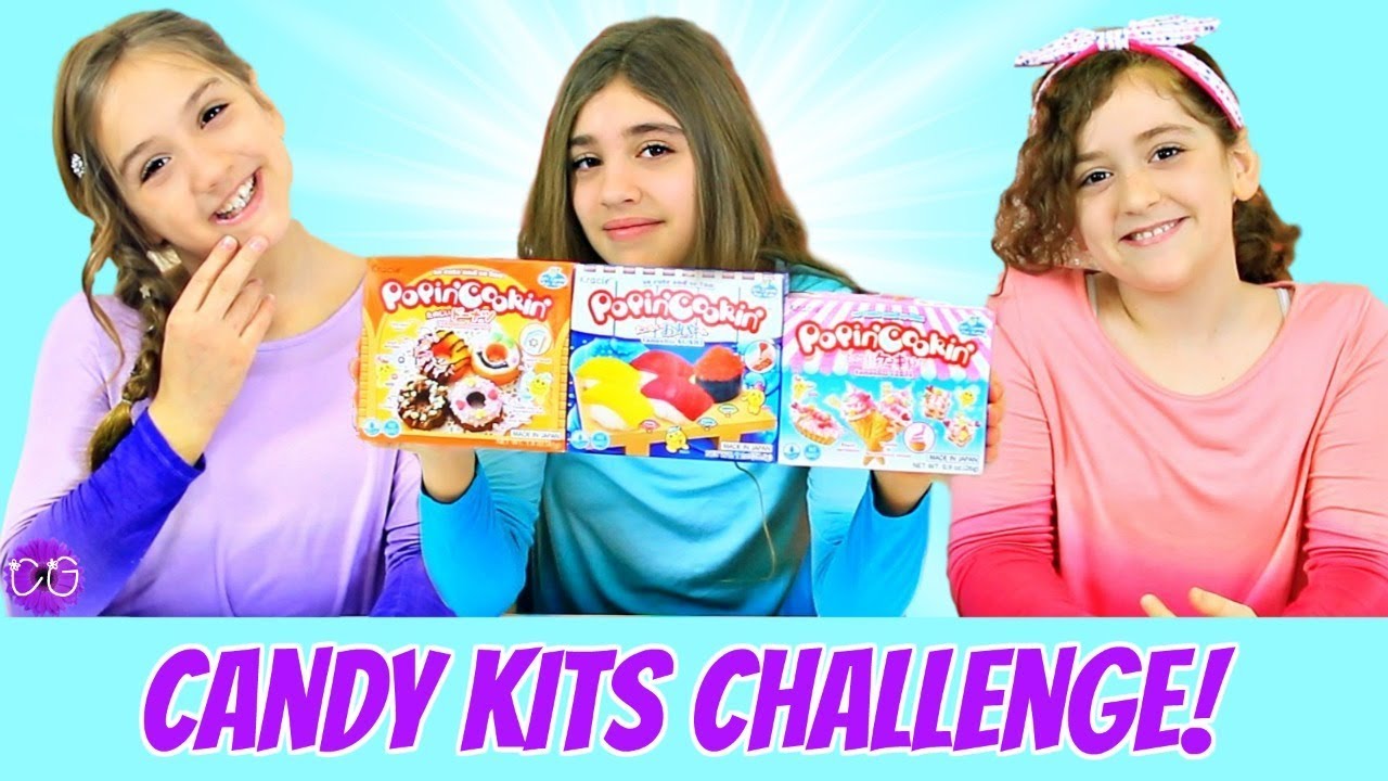 Candy Assembly Challenge! Popin' Cookin' Candy Kits! - YouTube