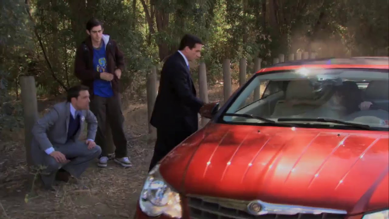 Get in, quick - The Office (great Erin moment) - YouTube