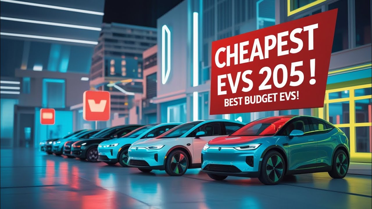 Top 5 Cheapest Electric Cars in 2025 – Best Budget EVs! - YouTube