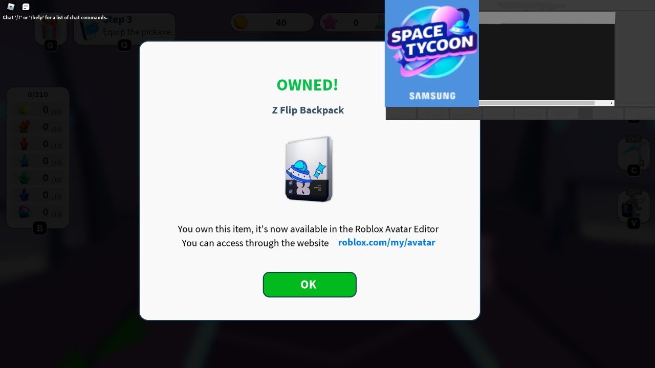 [Event] Roblox Samsung Space Tycoon Script - Get All Items - YouTube
