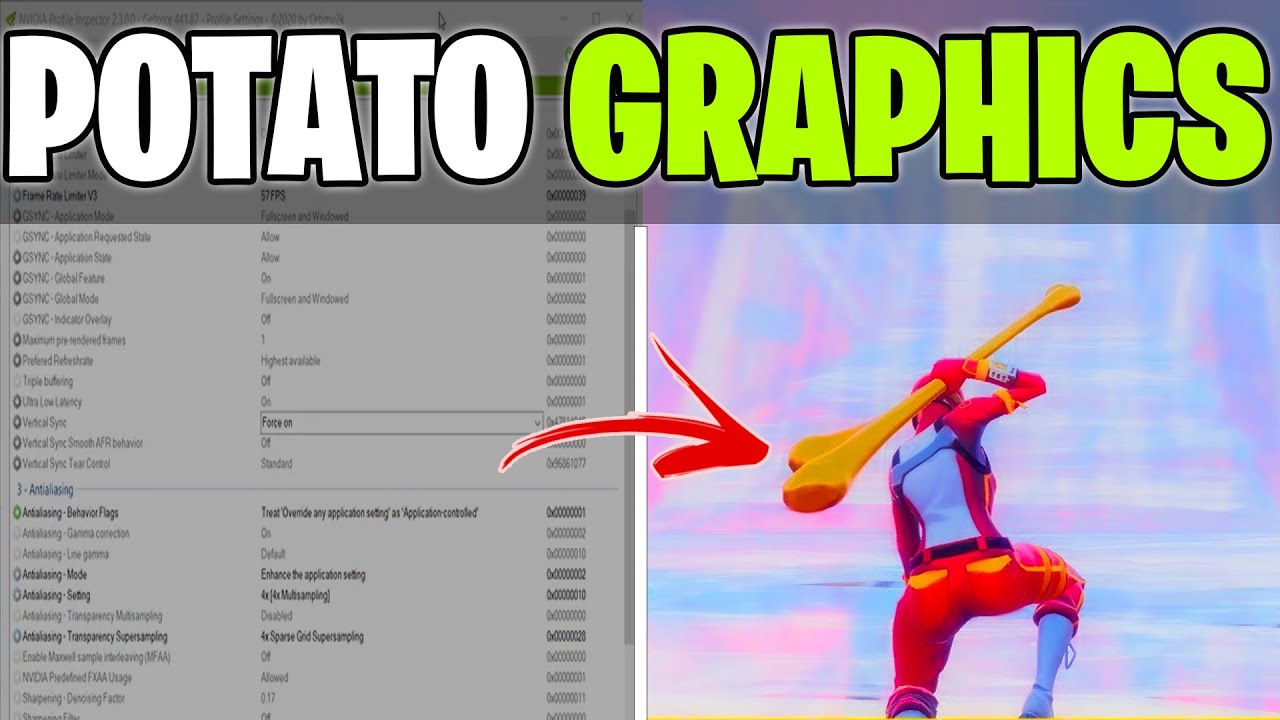 How to Get Potato Graphics in Fortnite! (Max FPS + 0 Delay) In Intel ...