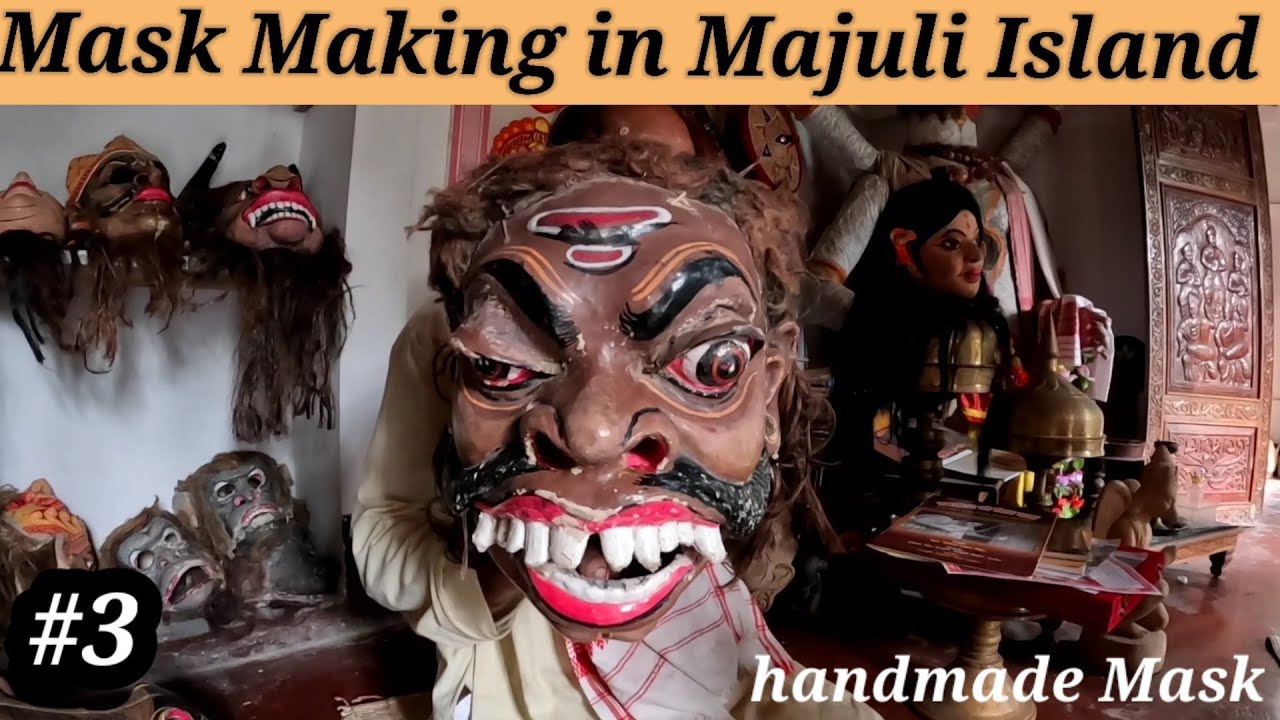 Hem Chandra Goswami Padamashri awardee .Mask Maker from Majuli river ...