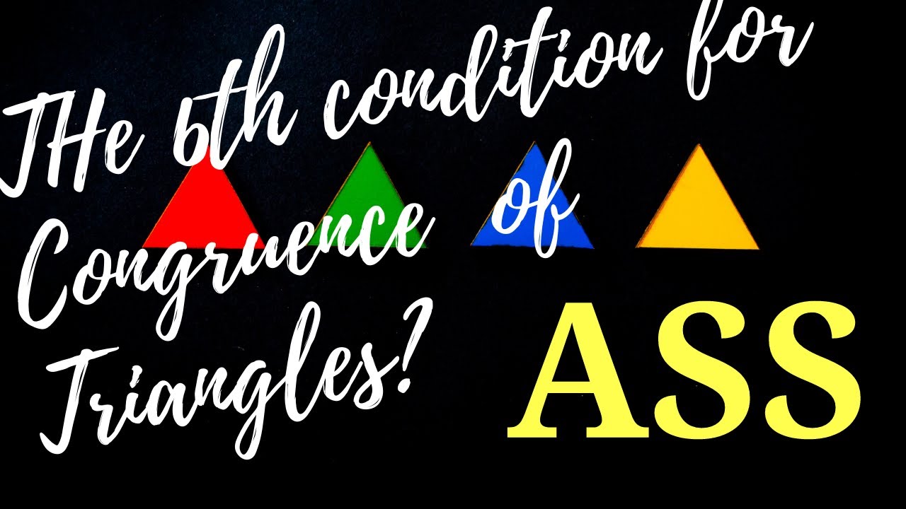 002【Congruent Triangles】ASS 可以證明全等三角形? Can ASS be a reason for ...
