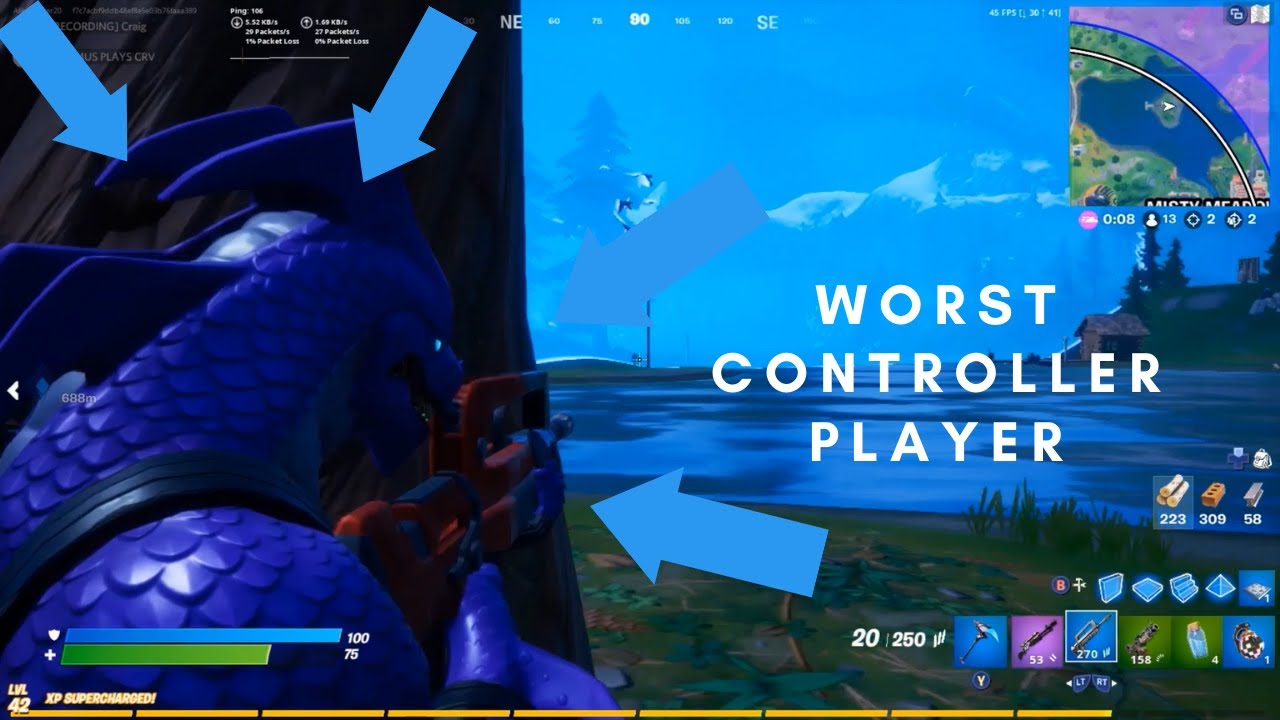 THE WORST CONTROLLER PLAYER ON FORTNITE (literally) - YouTube