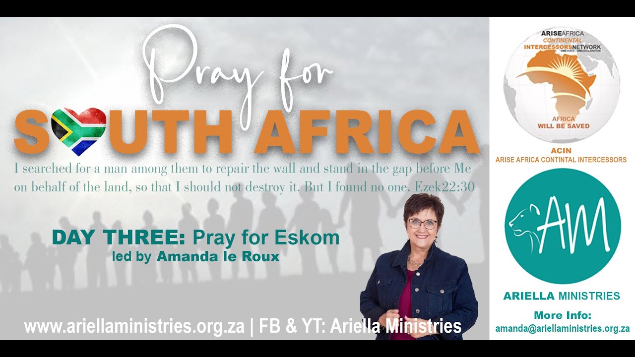 Pray for Eskom led by Amanda le Roux - YouTube