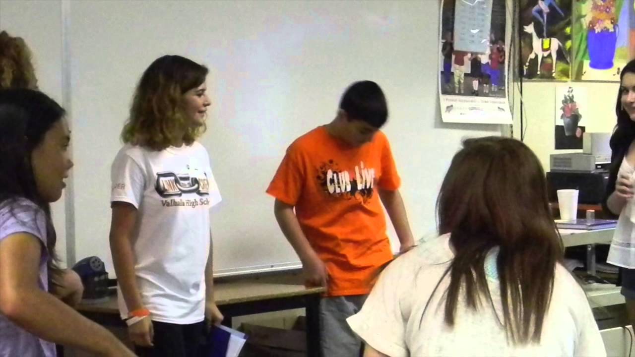 Valhalla High School Freshmen Orientation 2014 - Link Crew - YouTube