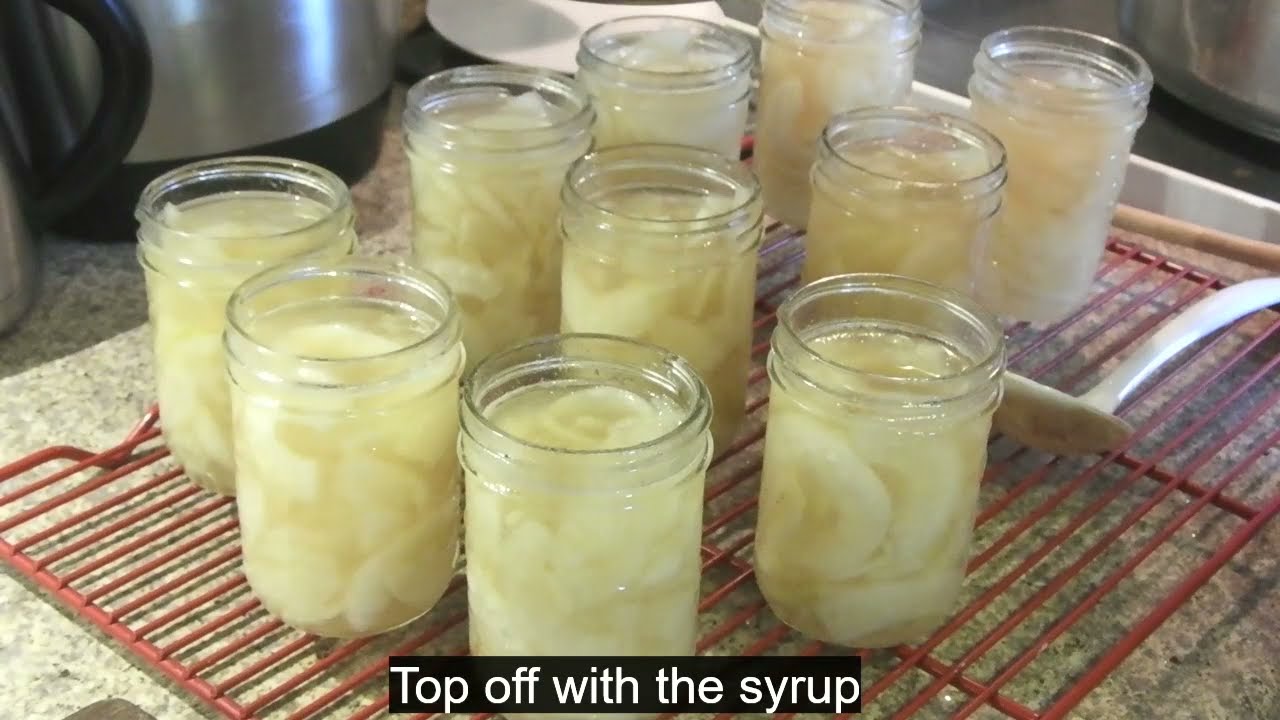 Brandied Pears Recipe Home Canned - YouTube