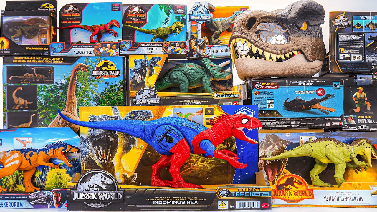 Jurassic World Unboxing Review | Crazy RC Dino Bot | Mega Dinosaur ...