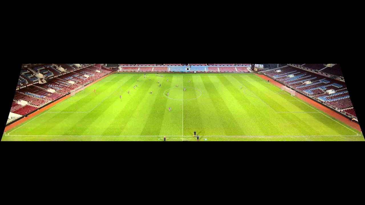 Panoramic video of the football pitch - YouTube
