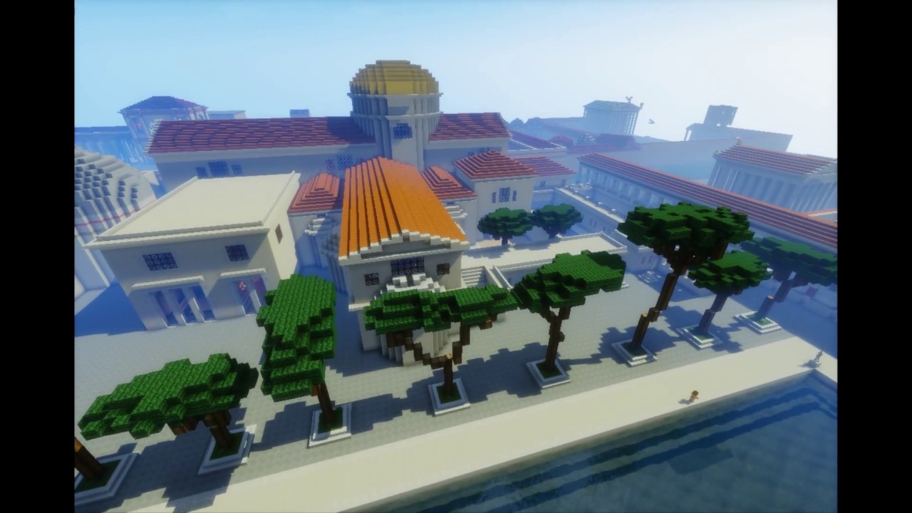 Roman Baths - Latin - Minecraft - YouTube