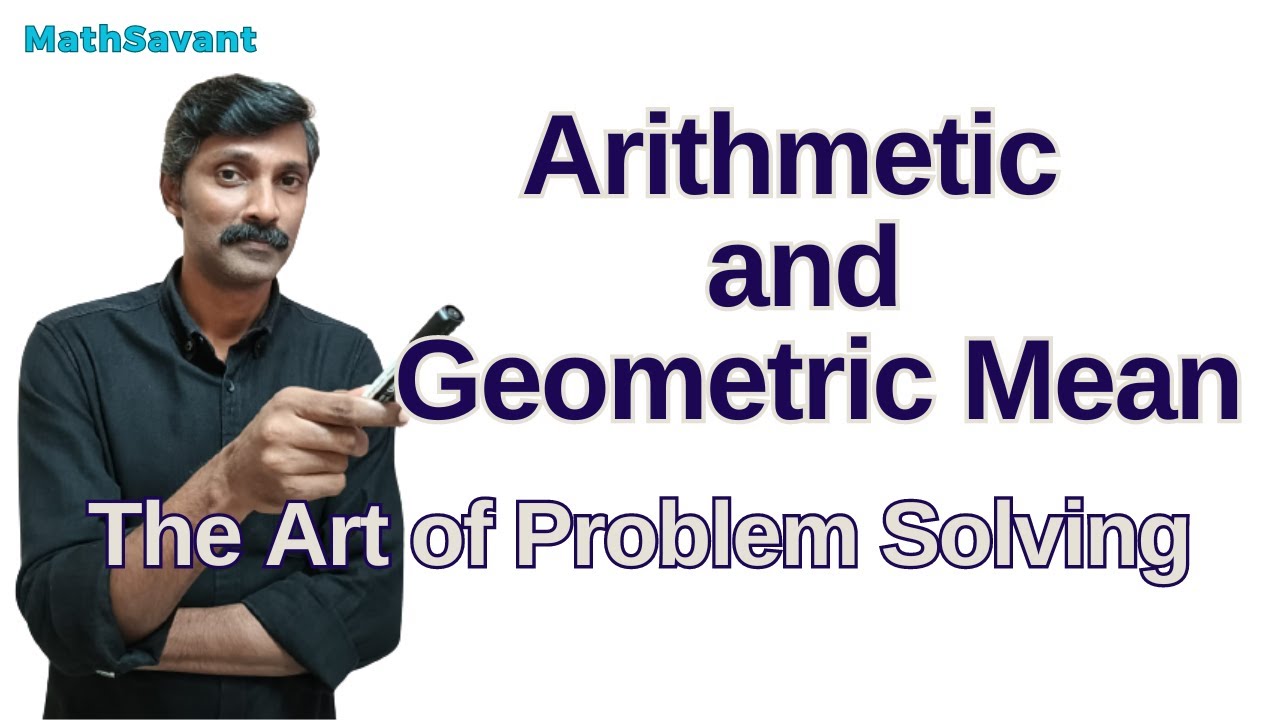 Cracking the Arithmetic and Geometric Mean Challenge 🔢🔍 #arithmeticmean #geometricmean #maths # ...