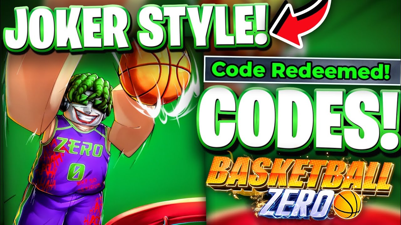 🃏*JOKER* All NEW JOKER STYLE UPDATE CODES FOR BBZ! ROBLOZ BASKETBALL ...