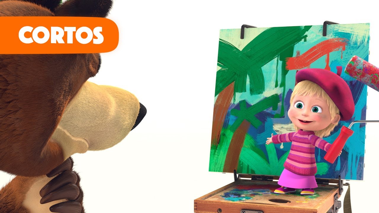 Masha Y El Oso Cortos 👧🐻 Nuevo Capítulo 🎨arte Moderno👩🎨 Capítulo 13