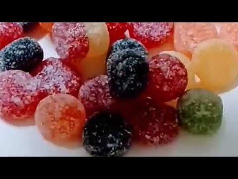 Sour fruit pastilles /marble candies - YouTube