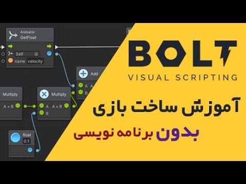 آموزش ساخت بازی بدون برنامه نویسی با unity - YouTube