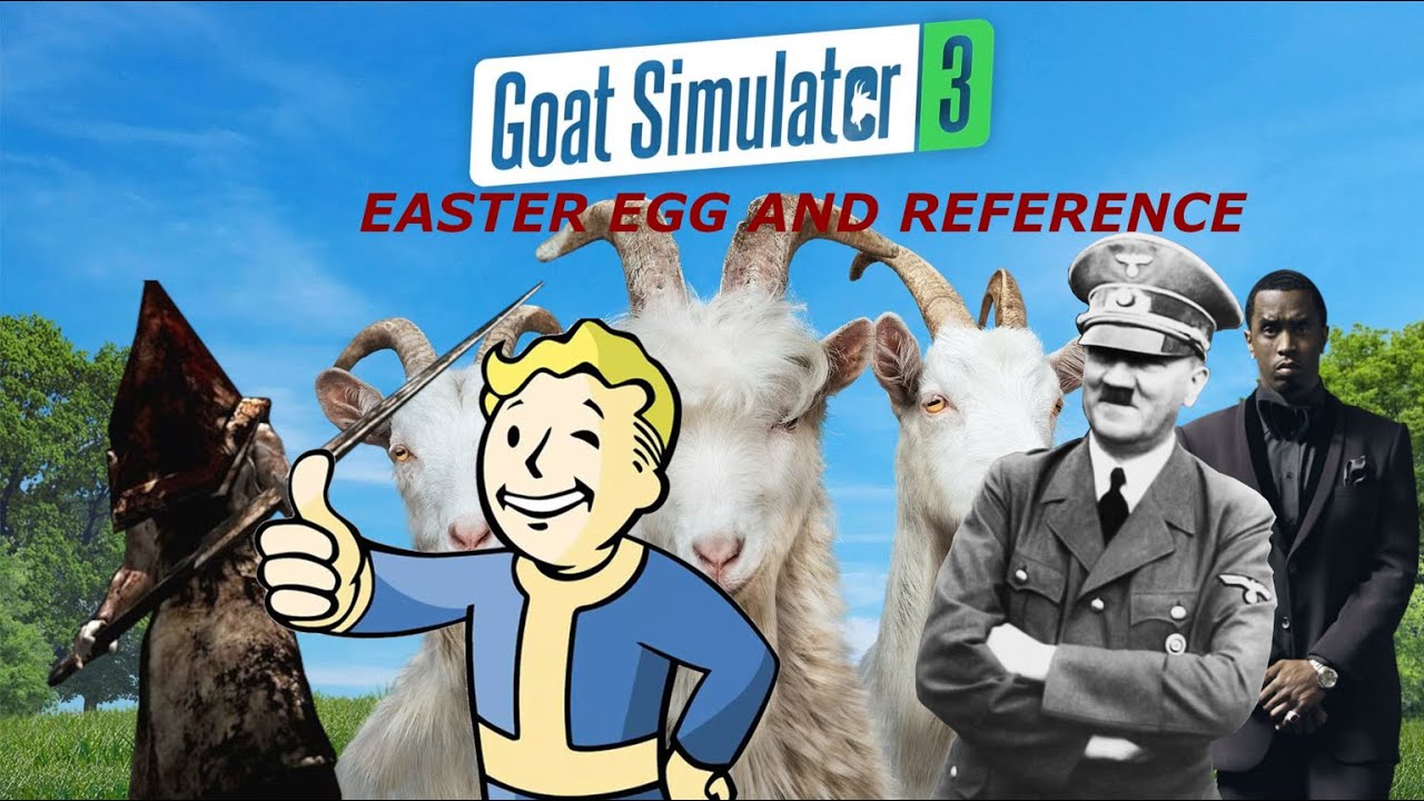 GOAT SIMULATOR 3 easter egg and reference . - YouTube