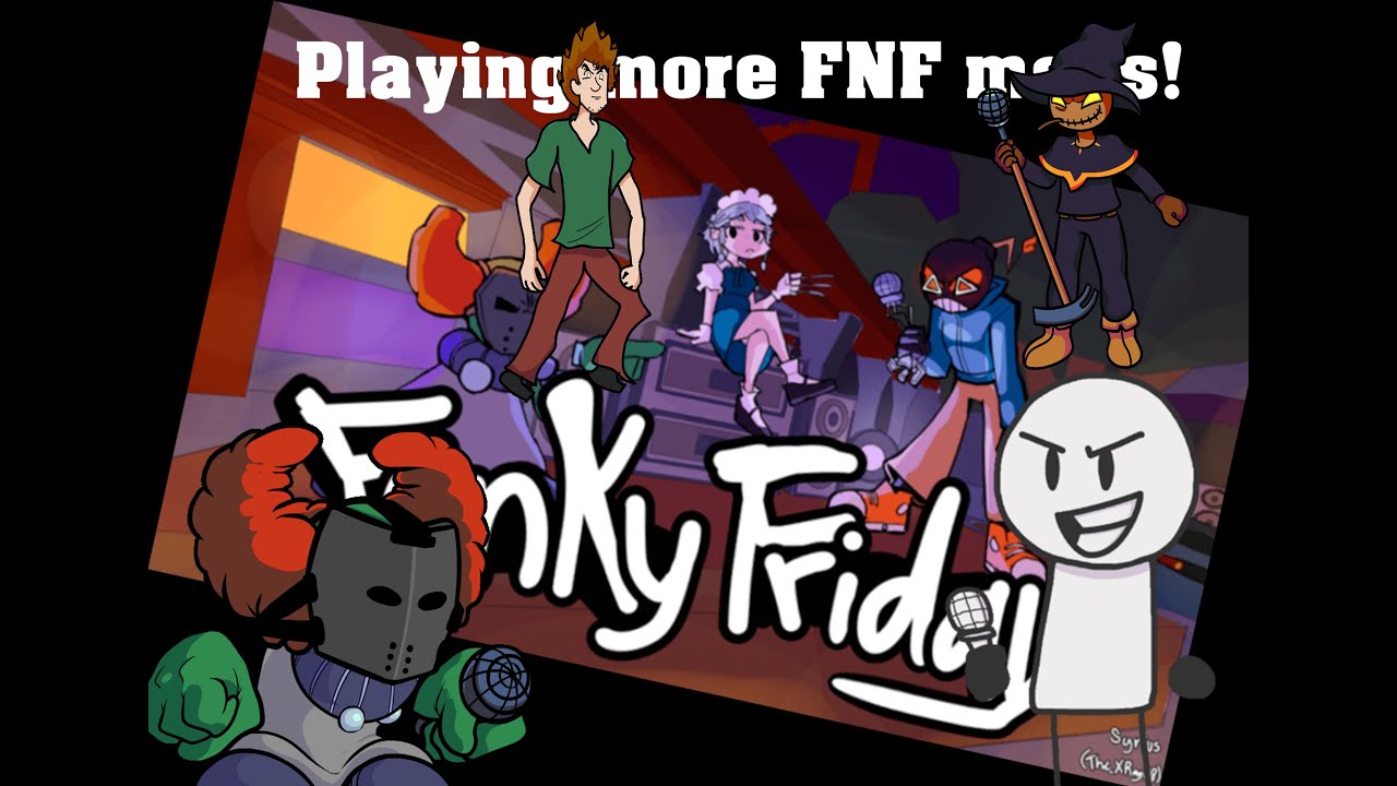 Playing even more fnf mods and funky friday - YouTube