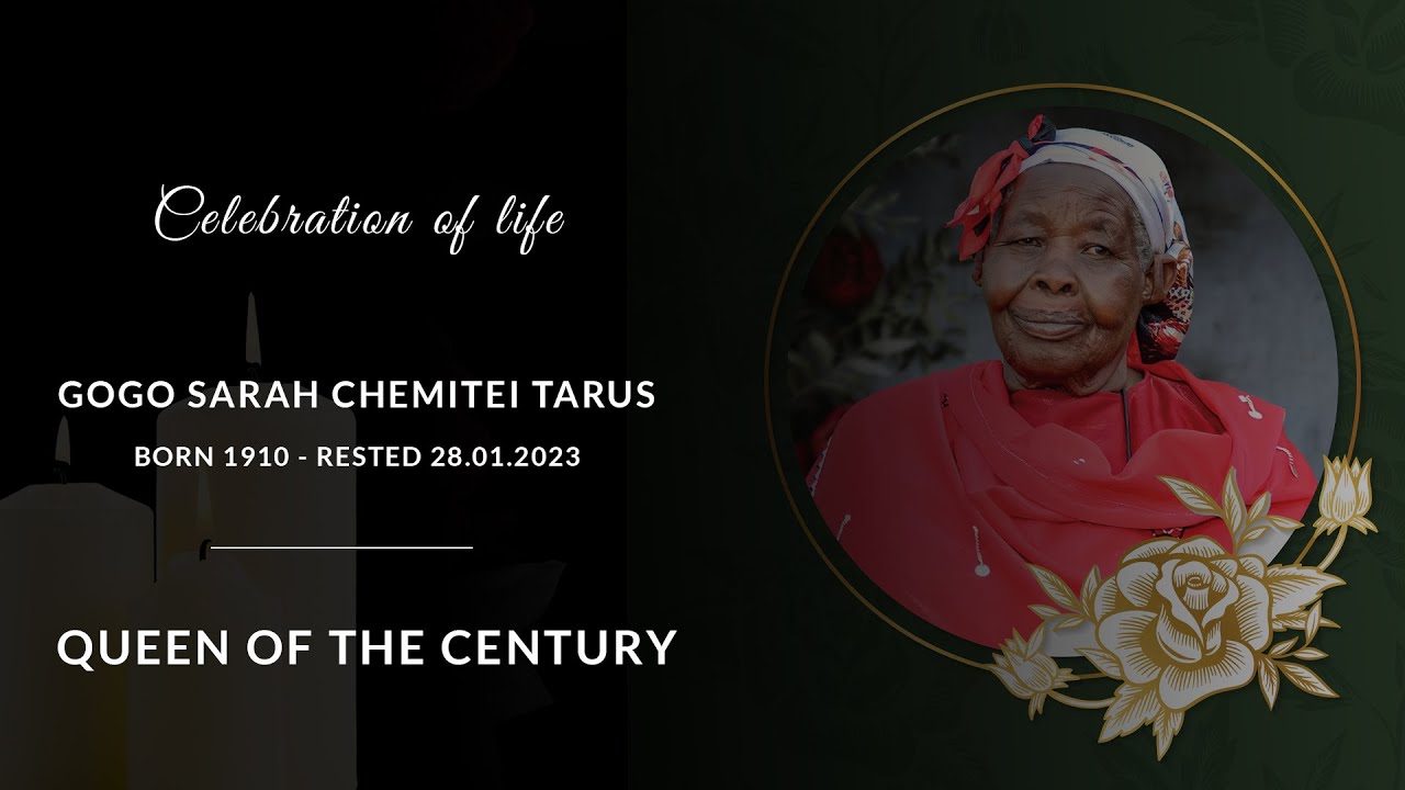 CELEBRATION OF LIFE OF GOGO SARAH CHEMITEI TARUS - YouTube