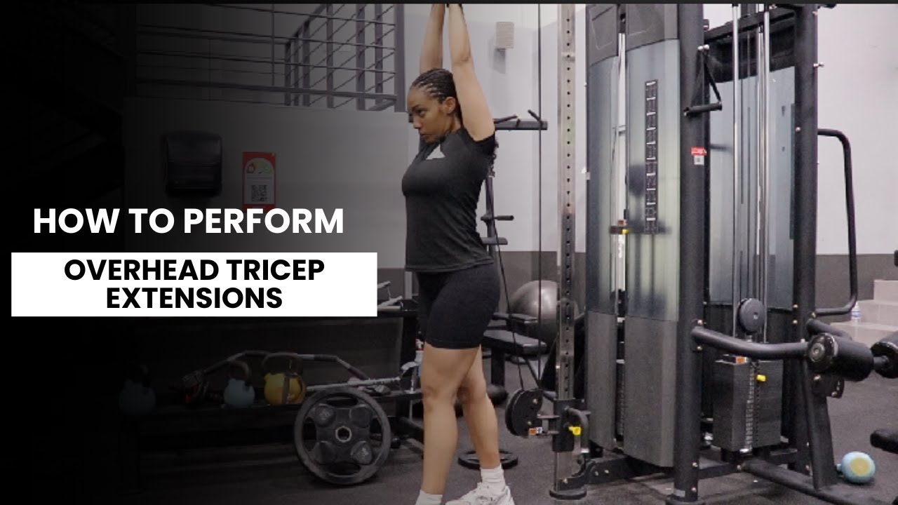 How to Perform Overhead Tricep Extension - YouTube