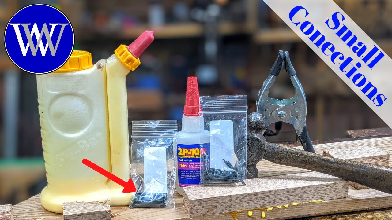 4 Methods To Attach Small Pieces And Trim In Your Woodworking - YouTube