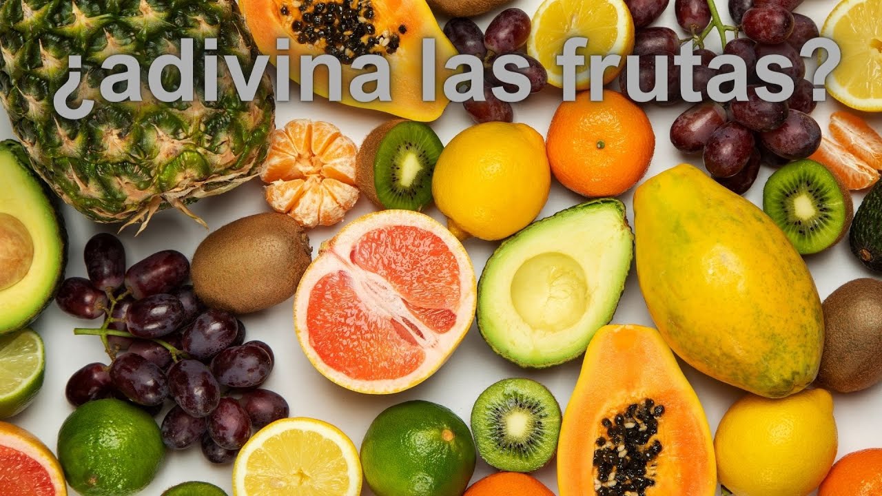 ¡Desafío Frutal! ¿Puedes Adivinar las Frutas de la Imagen? - YouTube