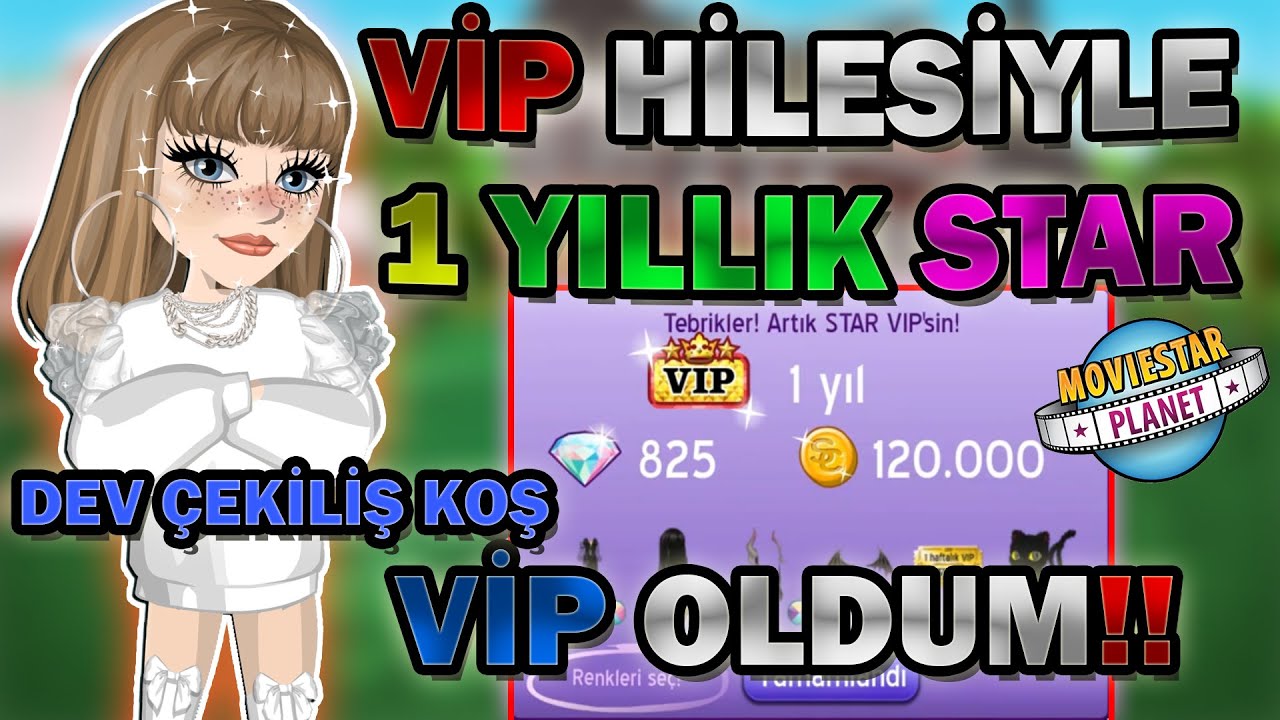 MSP - VİP HİLESİ YAPIP 1 YILLIK STAR VIP OLDUM ?! Hesap Çekilişi - YouTube