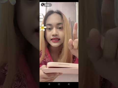 cewek baju pink transparan, live tiktok di kamar mandi😱